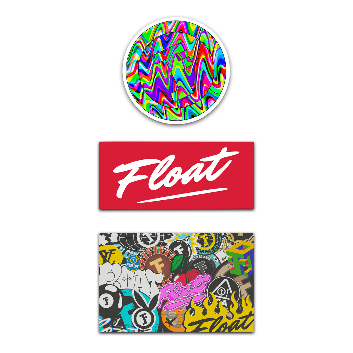 Trippy Sticker Pack – The Float Life